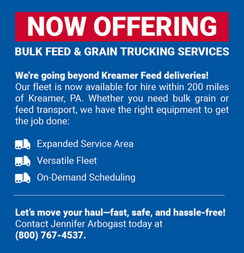 Kreamer Feed Transportation Service